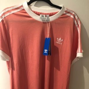adidas | Tops | Adidas Peach Tshirt | Poshmark
